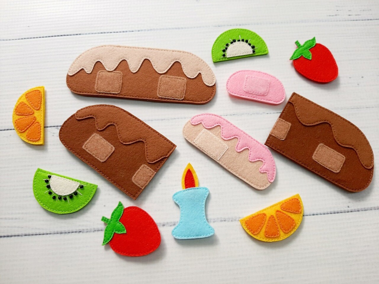 Birthday Quiet Book Pattern Pdf ,soft Sensory Book Template, Felt Book ...