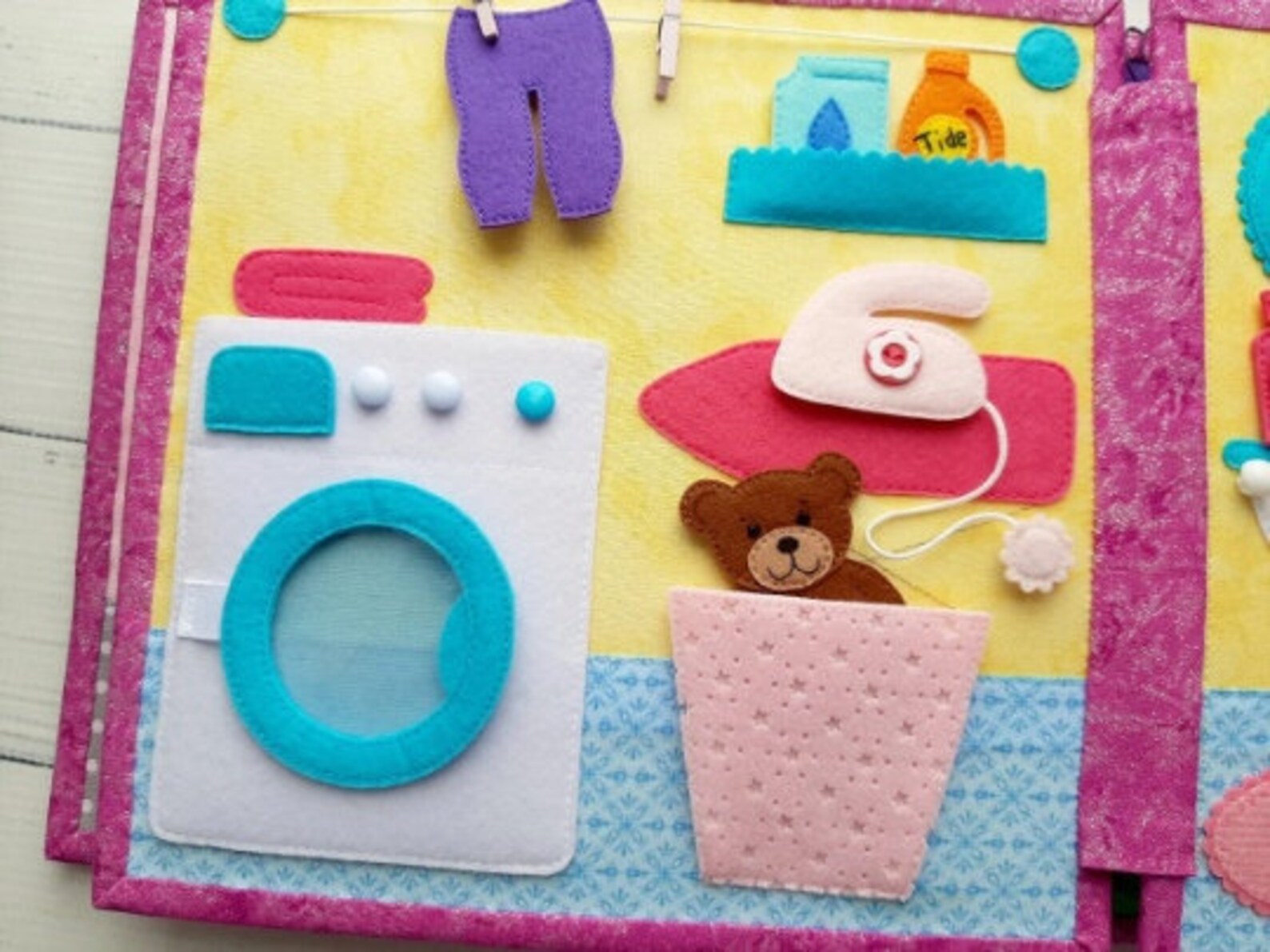 Quiet Book PDF Pattern, DOLLHOUSE Quiet Book. Felt Book Template - Etsy
