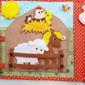 FARM Quiet Book PDF Pattern, Busy Book Pattern, Diy Quiet Book Pages ...