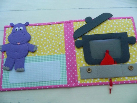 Cooking Quiet Book PDF Pattern, Busy Book Pattern, Diy Quiet Book Pages ...