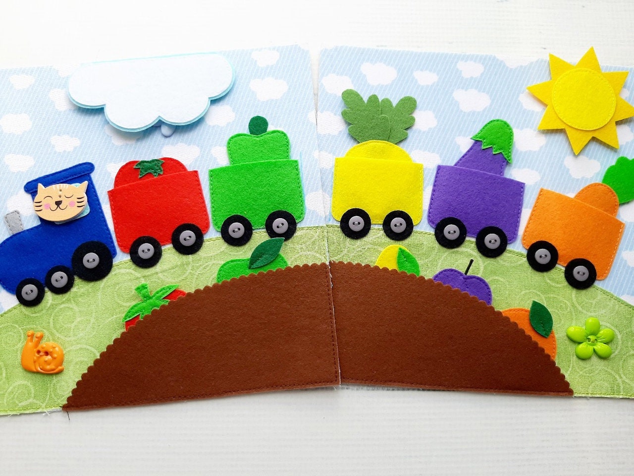 PDF Sewing Pattern & Tutorial Quiet Book Pattern Busy Book - Etsy