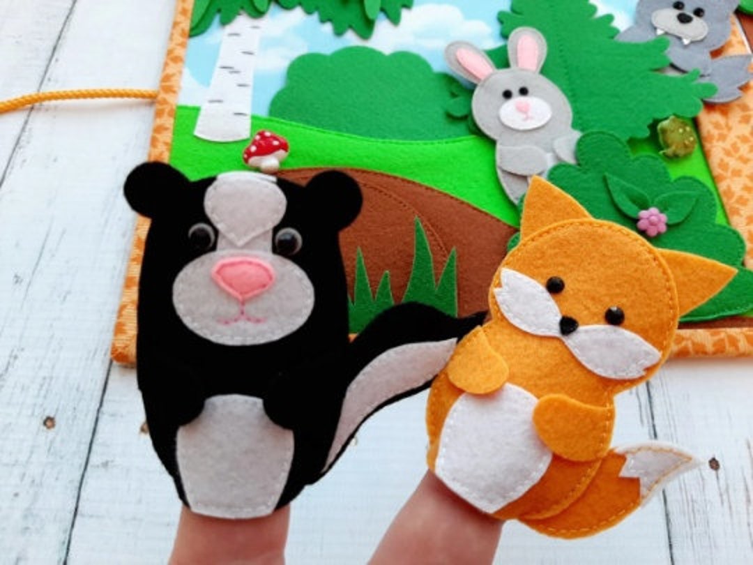 Woodland Quiet Book PDF Pattern, Busy Book Pattern, Diy Quiet Book ...