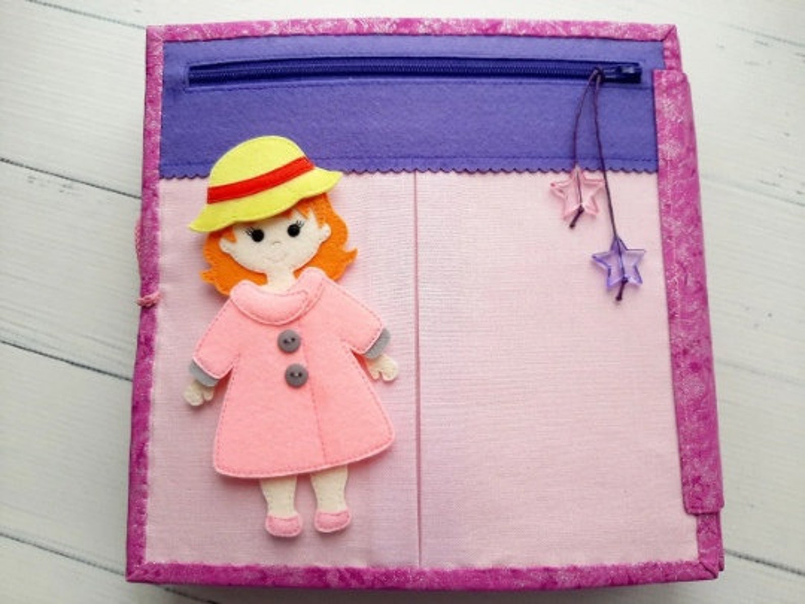 Quiet Book PDF Pattern, DOLLHOUSE Quiet Book. Felt Book Template - Etsy