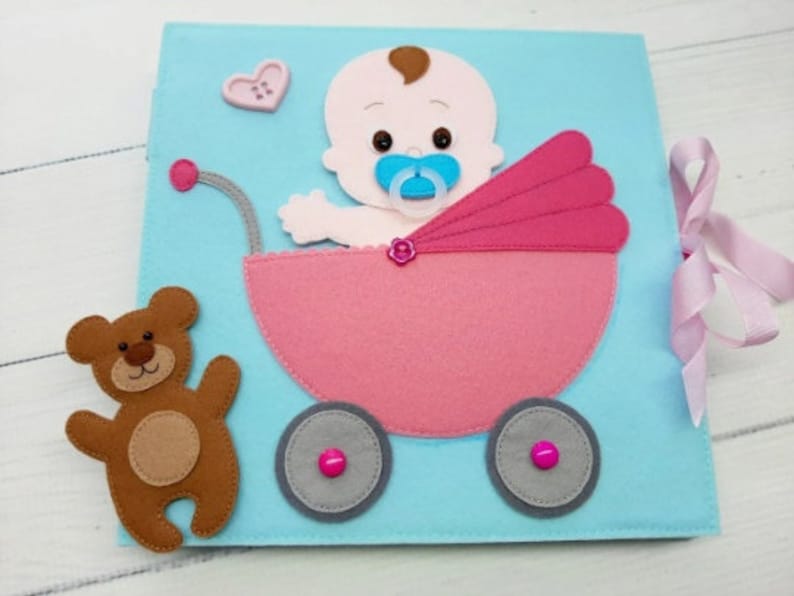 Quiet Book PDF Pattern, BABYDOLL HOUSE Quiet Book, Felt Book Template ...
