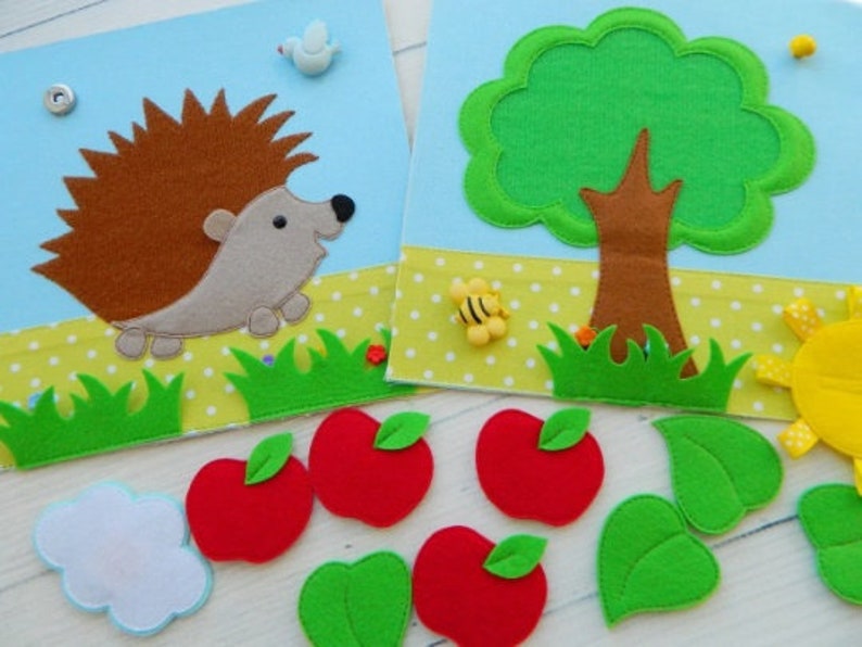 Quiet Book PDF Pattern, Busy Book Pattern, Quiet Book Pages, PDF ...