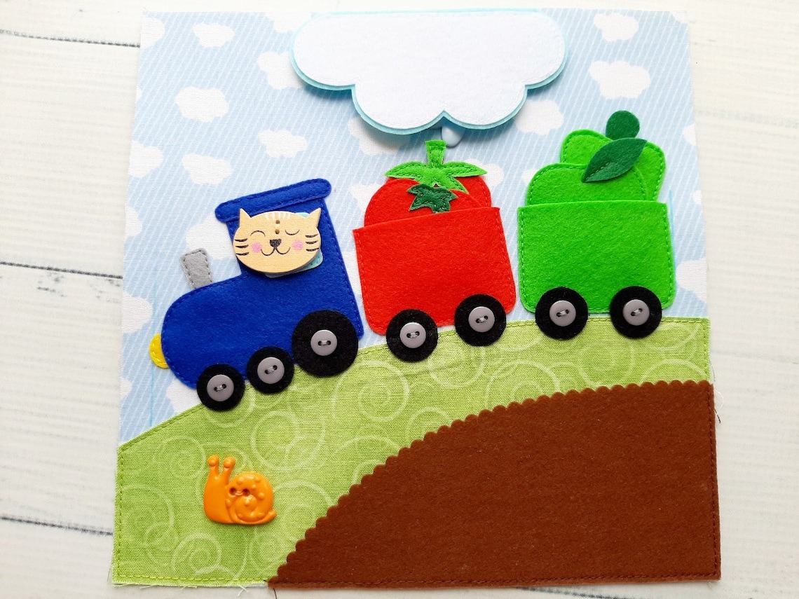 PDF Sewing Pattern & Tutorial Quiet Book Pattern Busy Book - Etsy