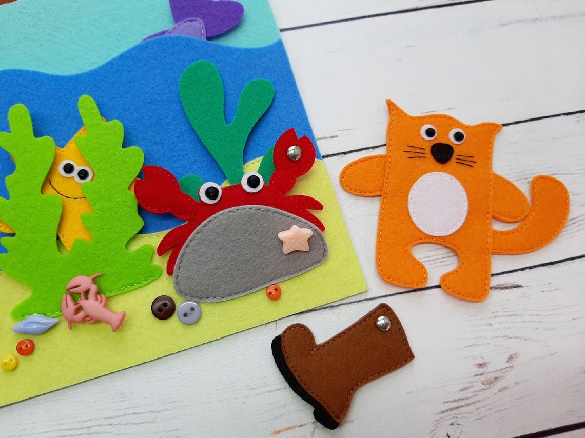 Quiet Book PDF Pattern, Busy Book Pattern, Diy Quiet Book Pages ...