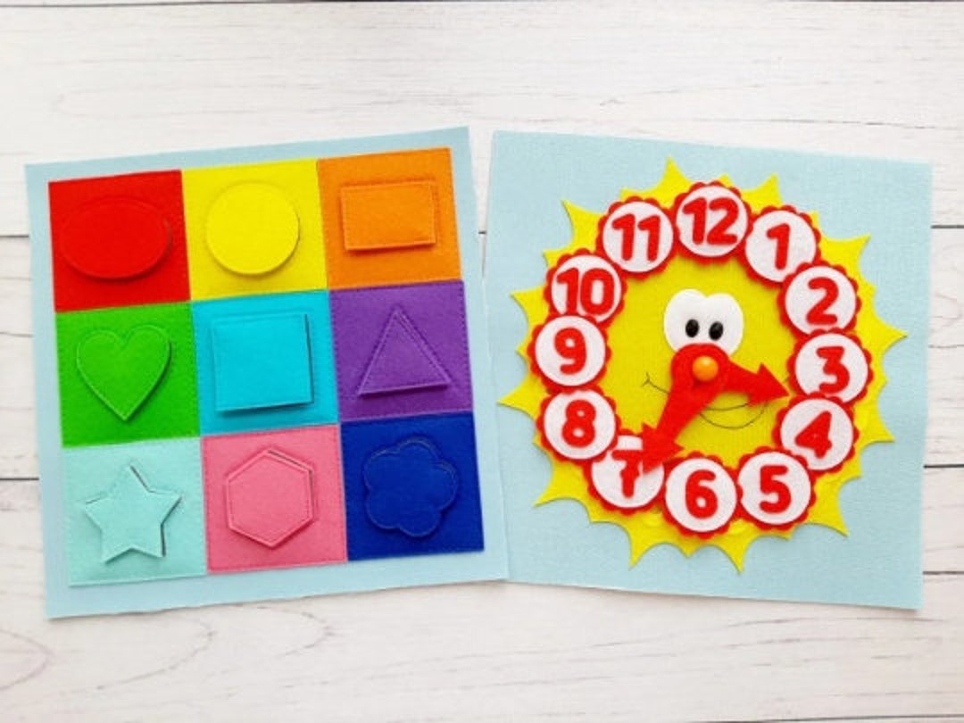 Quiet Book PDF Pattern, Quiet Book Pages, Sensory Book Template - Etsy