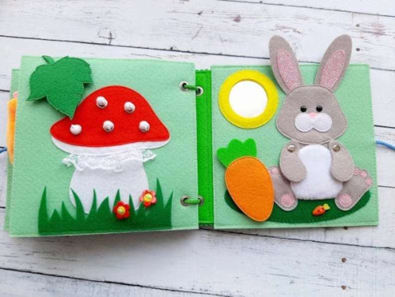 Forest Animals Quiet Book Pattern PDF Felt Book Template - Etsy Canada