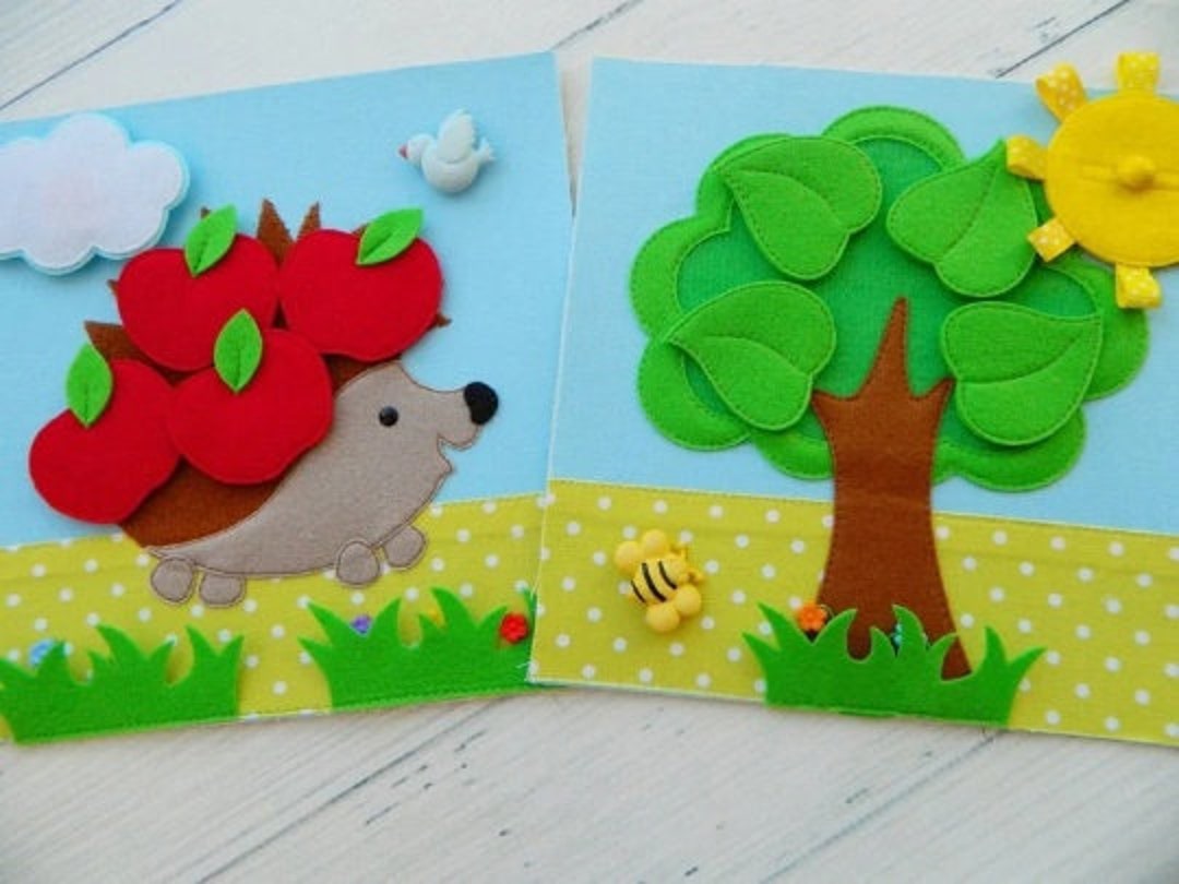 Quiet Book PDF Pattern, Busy Book Pattern, Quiet Book Pages, PDF ...