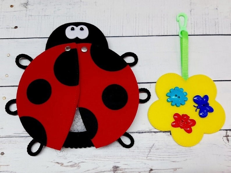 I Spy Bag Pattern, I Spy Bag Ladybug for Toddlers, Sensory Toy Pattern ...
