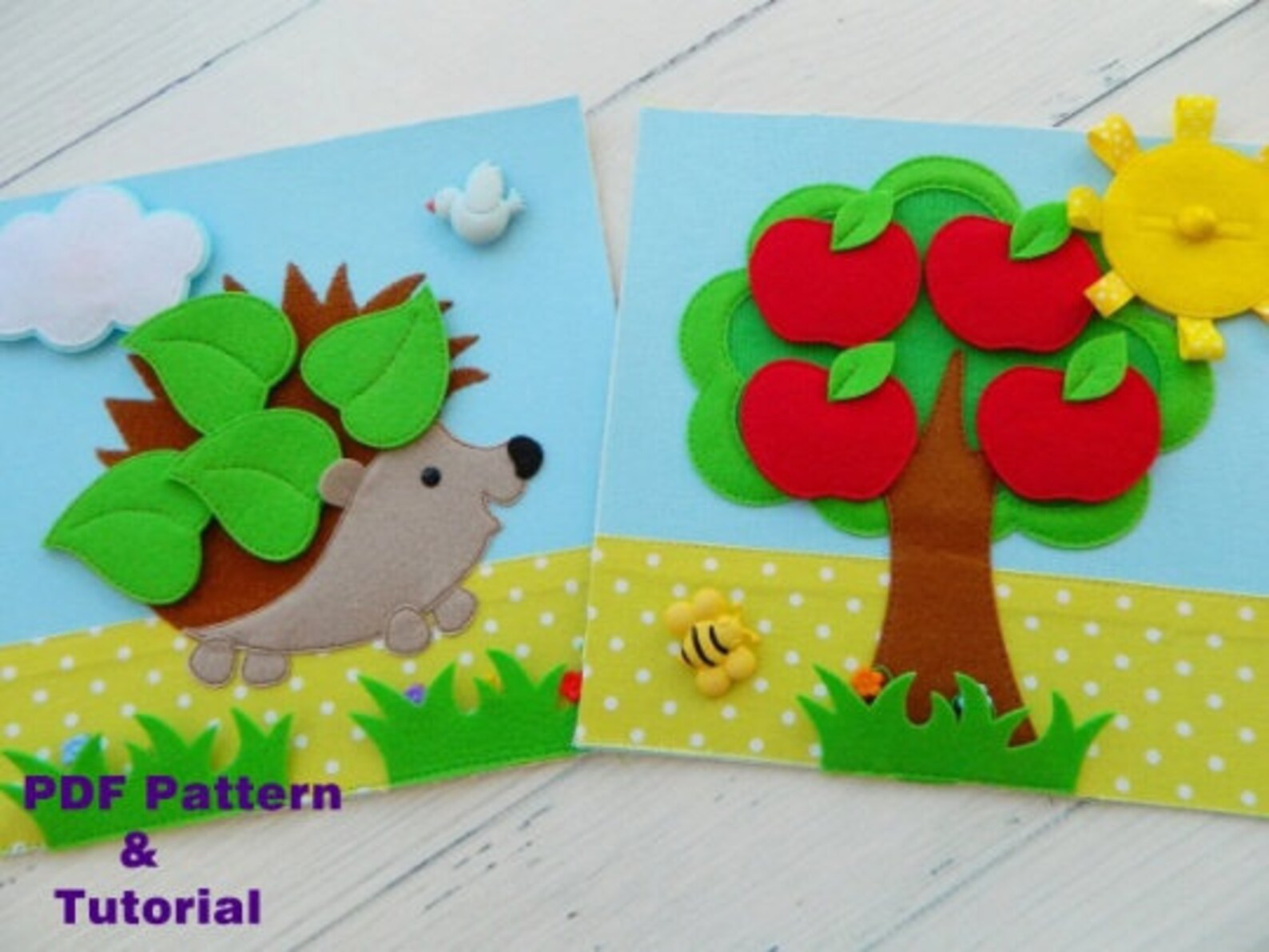 Quiet Book PDF Pattern, Busy Book Pattern, Quiet Book Pages, PDF ...