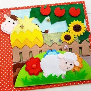 FARM Quiet Book PDF Pattern, Busy Book Pattern, Diy Quiet Book Pages ...