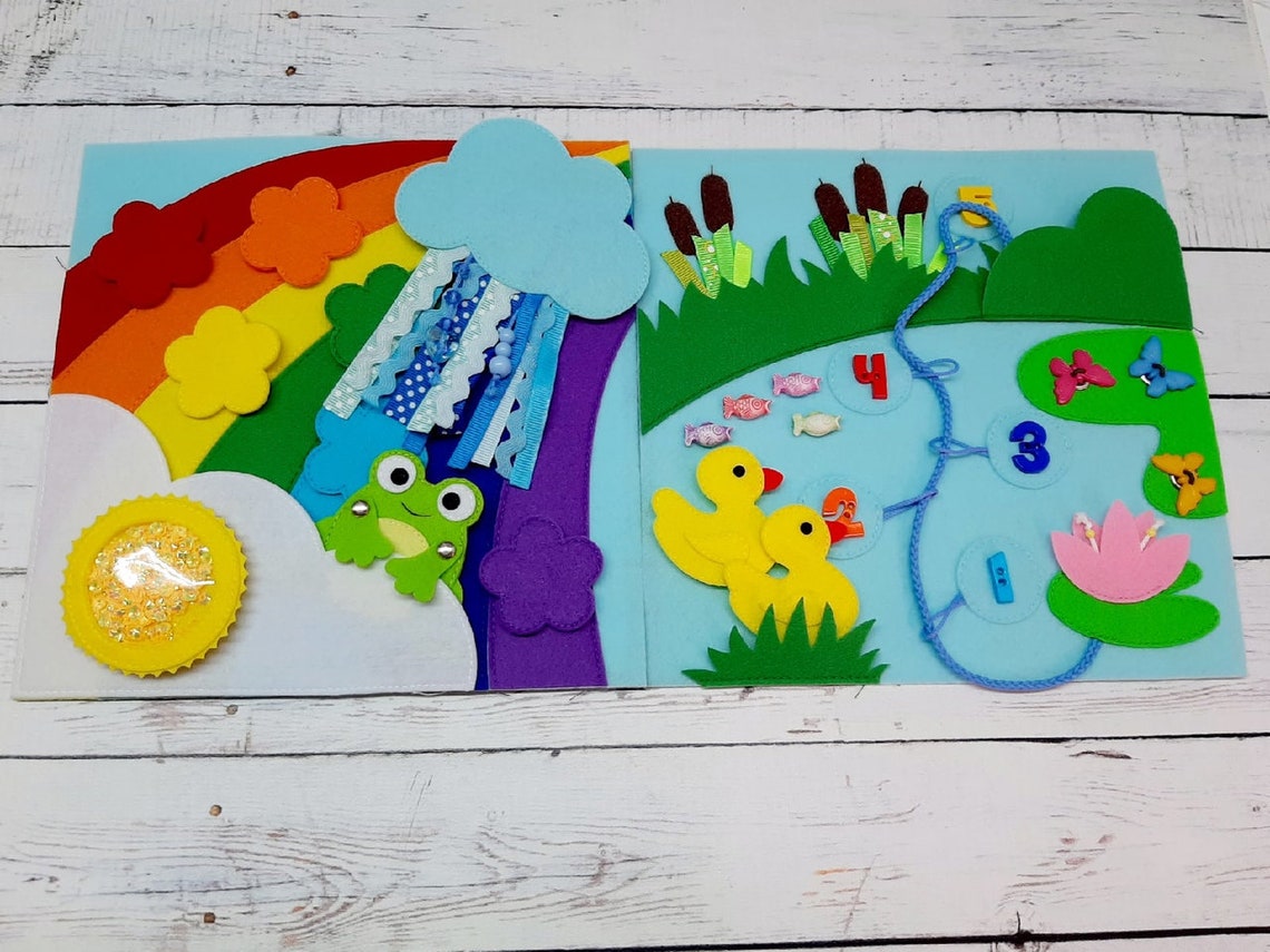 Quiet Book Pattern Pdf Quiet Book Pages Sensory Book - Etsy