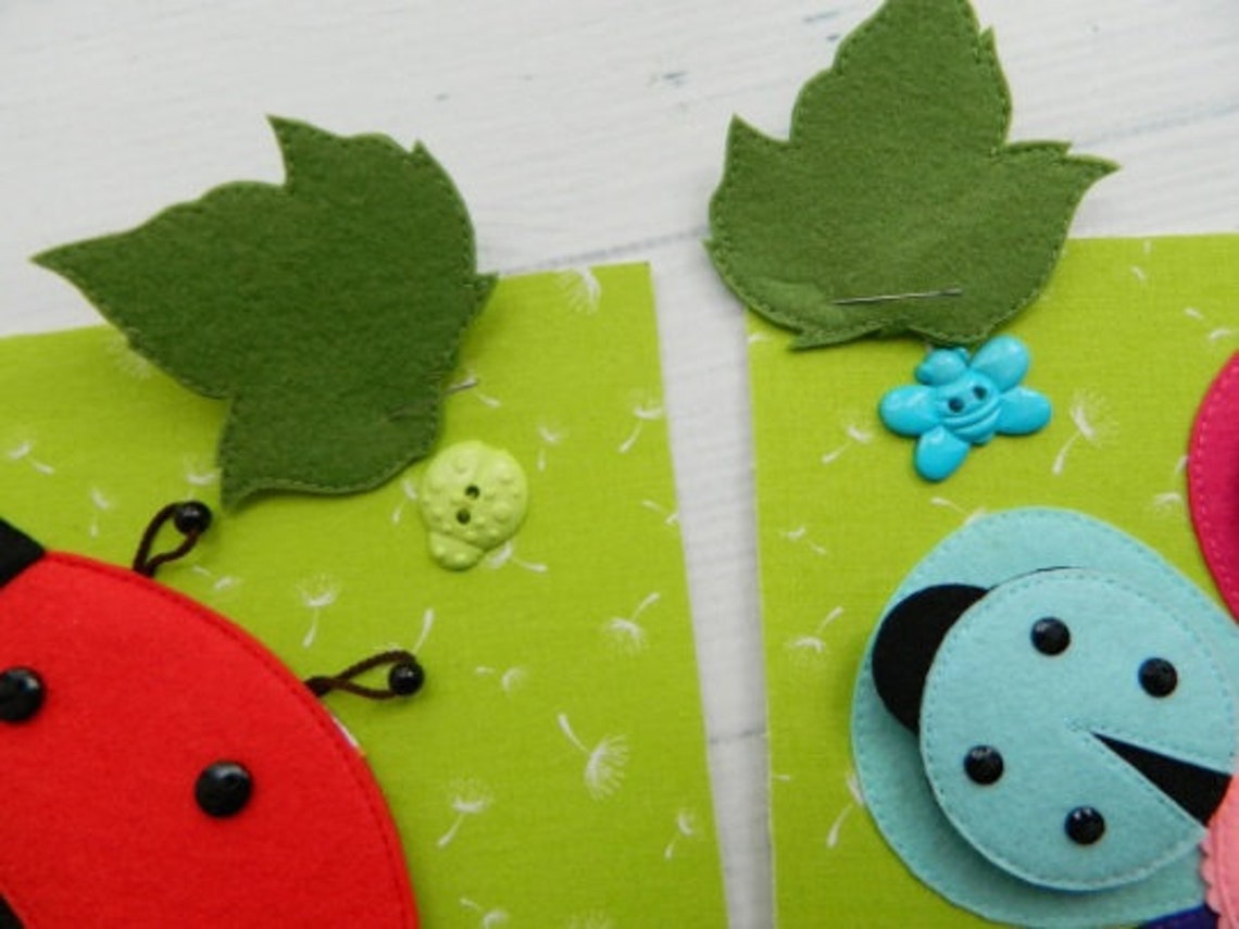 Quiet Book Pattern Pdf, Quiet Book Pages, Sensory Book Template - Etsy