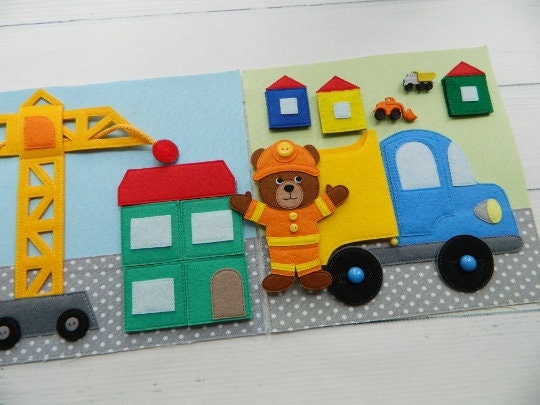 Quiet Book Pattern Pdf Quiet Book Pages Sensory Book - Etsy