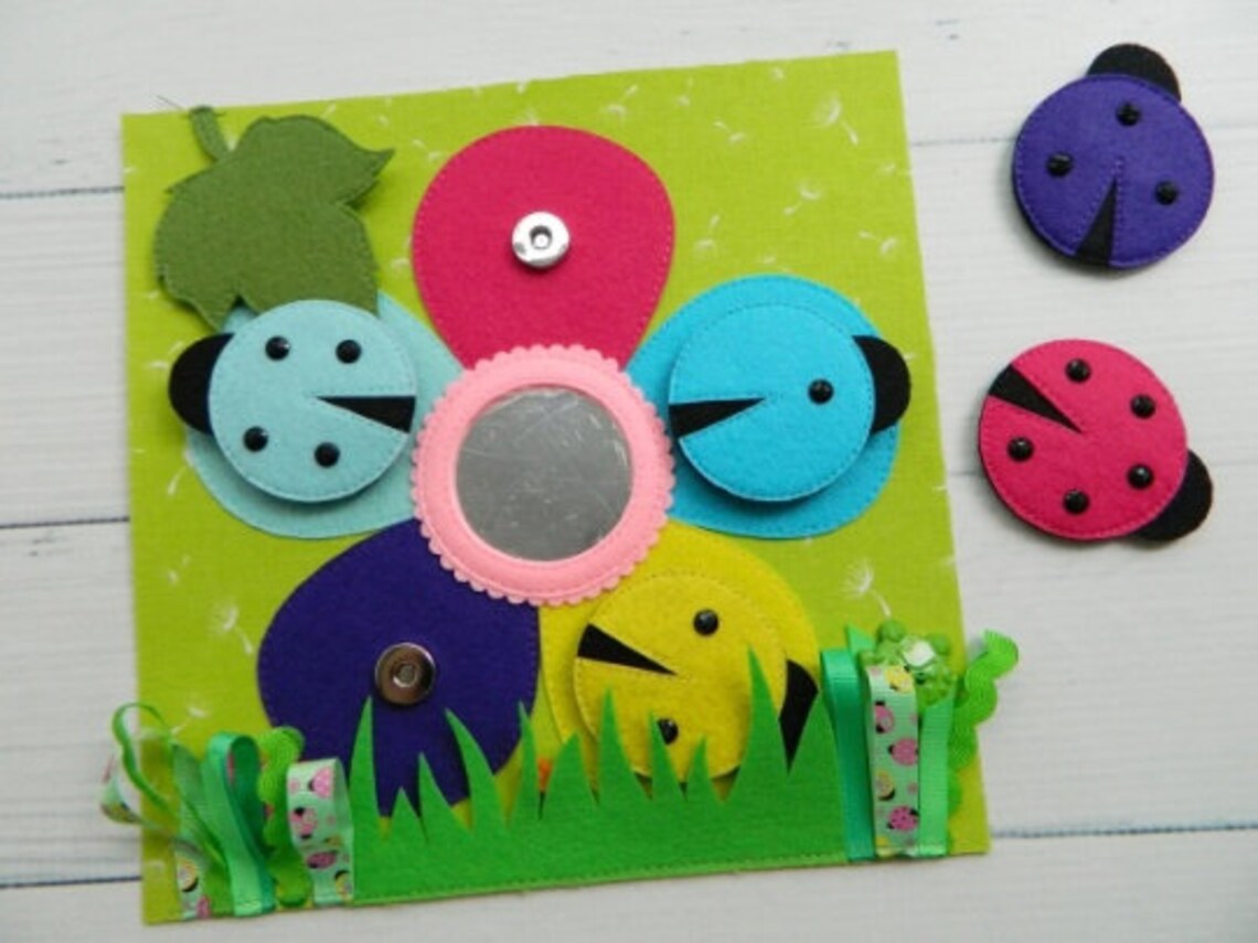 Quiet Book Pattern Pdf, Quiet Book Pages, Sensory Book Template - Etsy