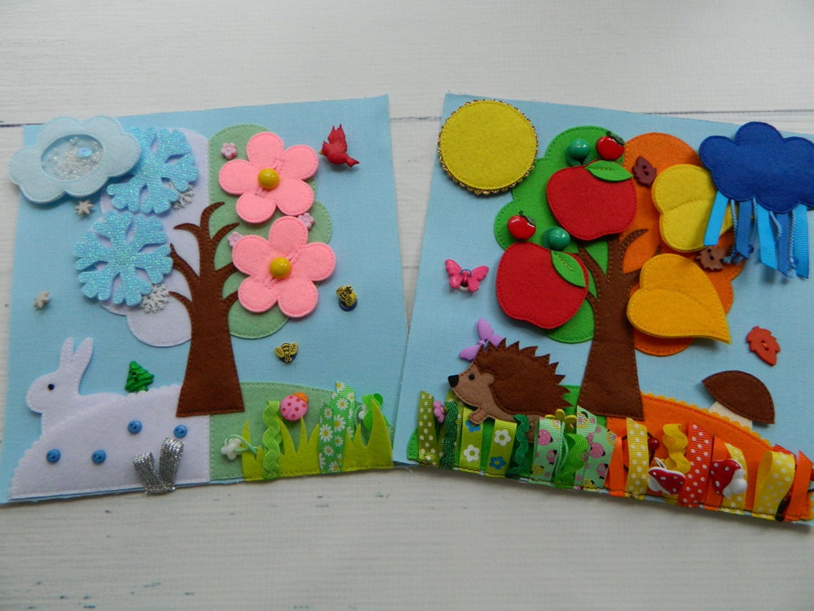 Quiet Book Pattern Pdf Quiet Book Pages Sensory Book - Etsy