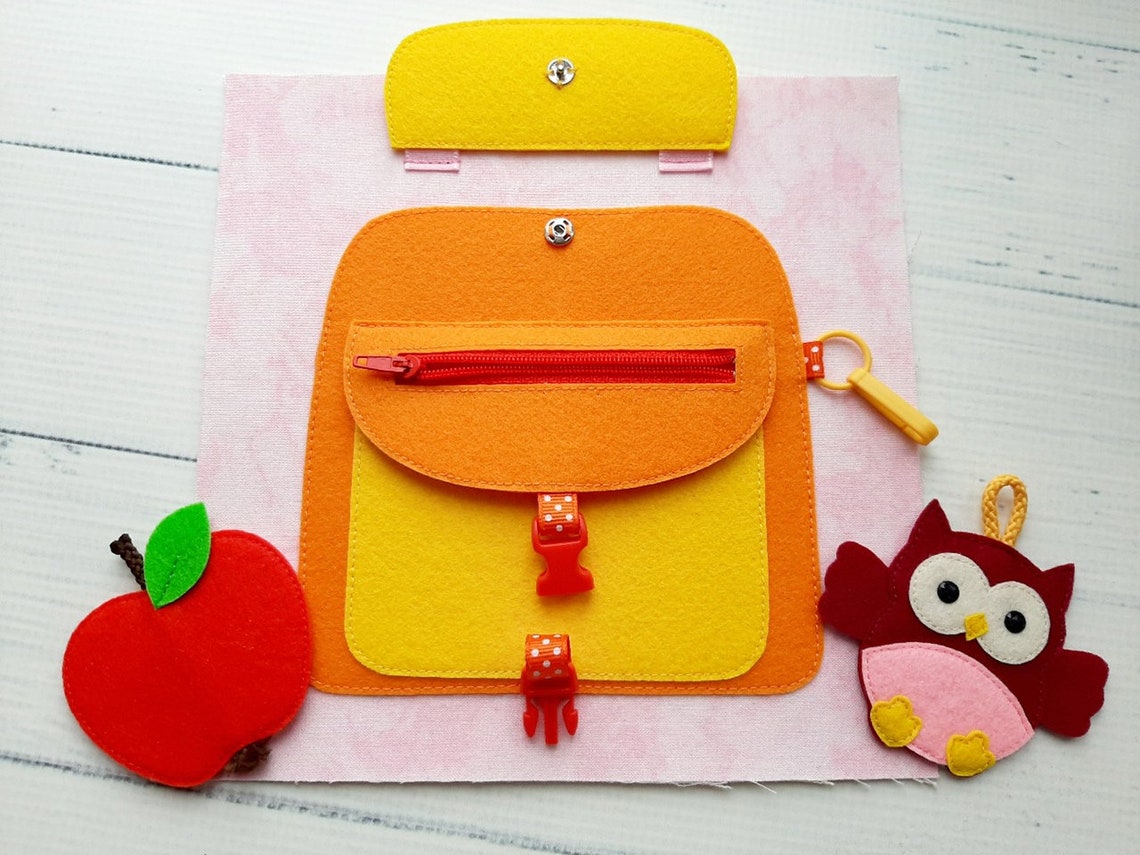 Quiet Book Pattern Pdf, Quiet Book Pages, Sensory Book Template, Color ...