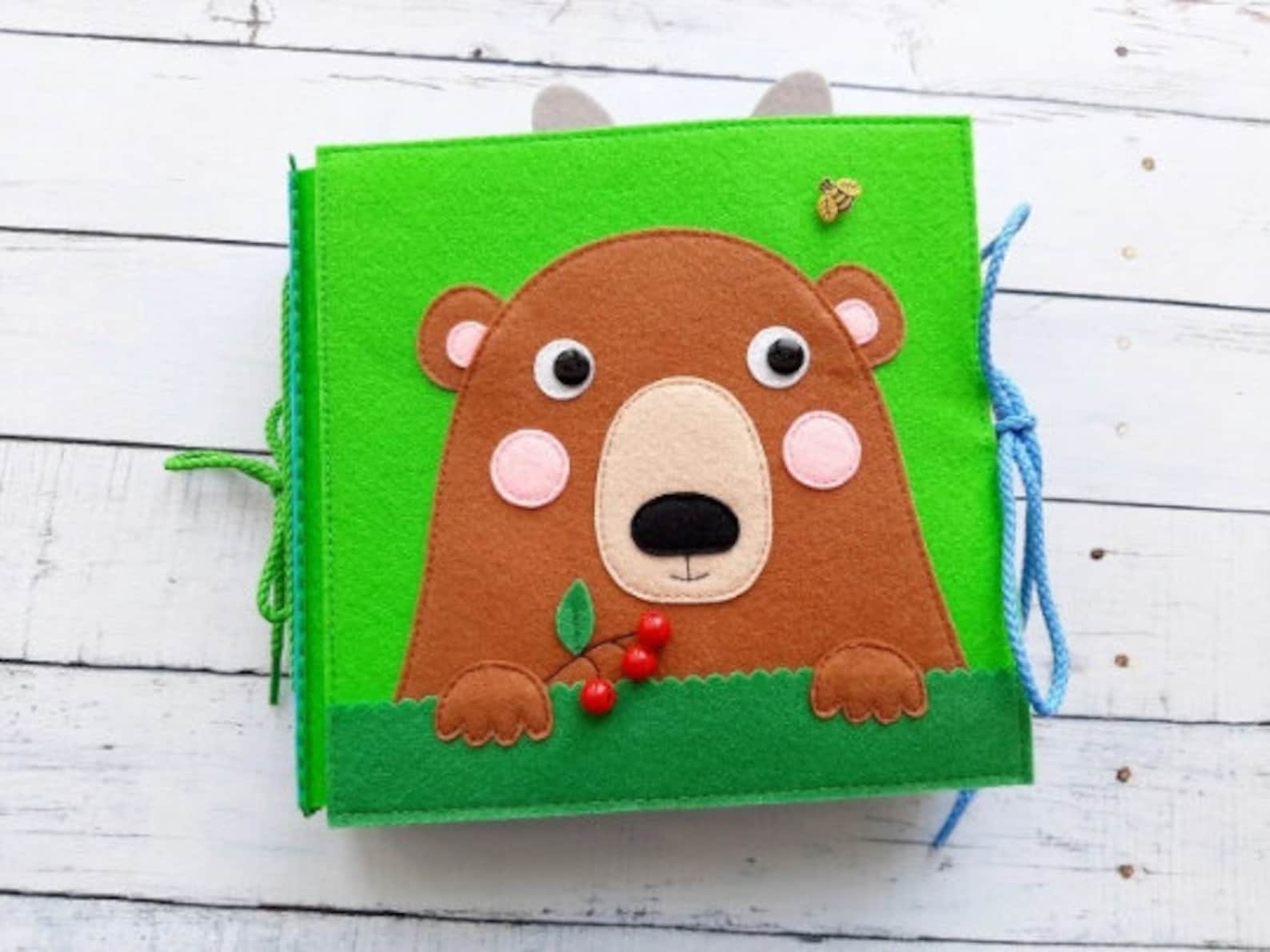 Forest Animals Quiet Book Pattern PDF Felt Book Template - Etsy Canada