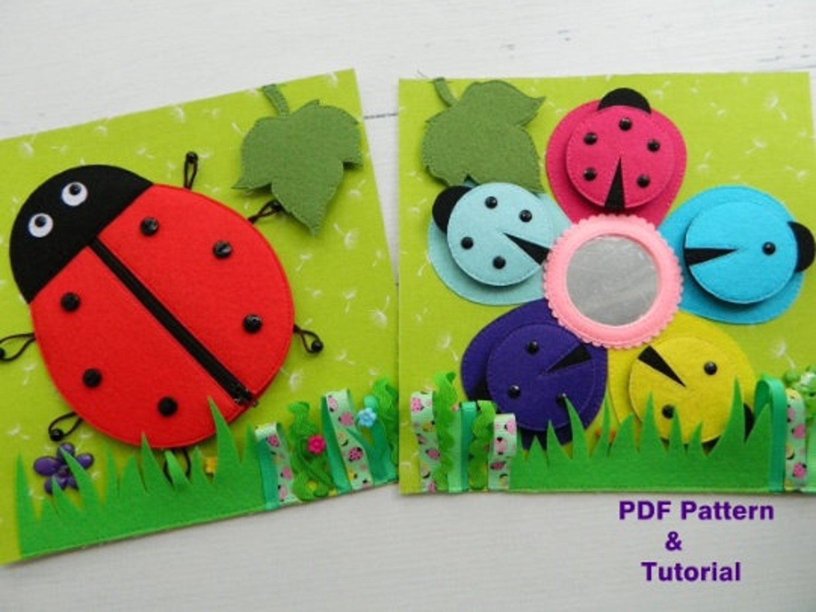 Quiet Book Pattern Pdf, Quiet Book Pages, Sensory Book Template - Etsy