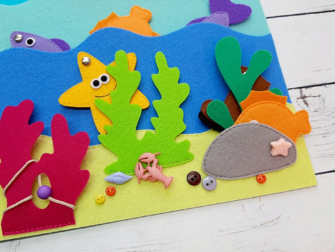 Quiet Book PDF Pattern, Busy Book Pattern, Diy Quiet Book Pages ...