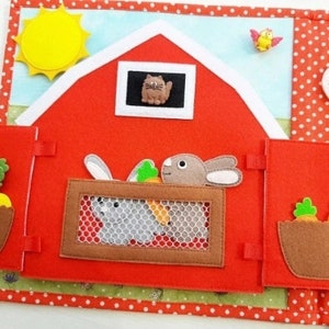 FARM Quiet Book PDF Pattern, Busy Book Pattern, Diy Quiet Book Pages ...