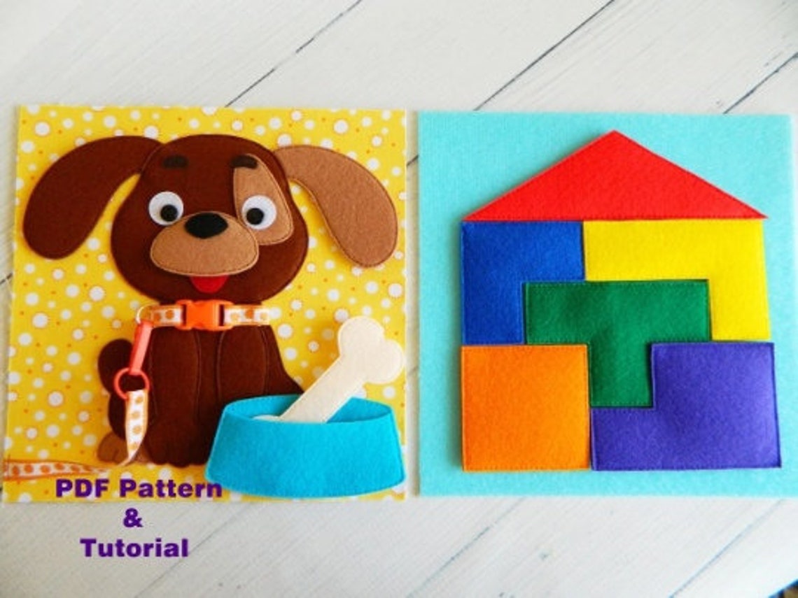 PDF Sewing Pattern & Tutorial Quiet Book DIY Busy Book - Etsy