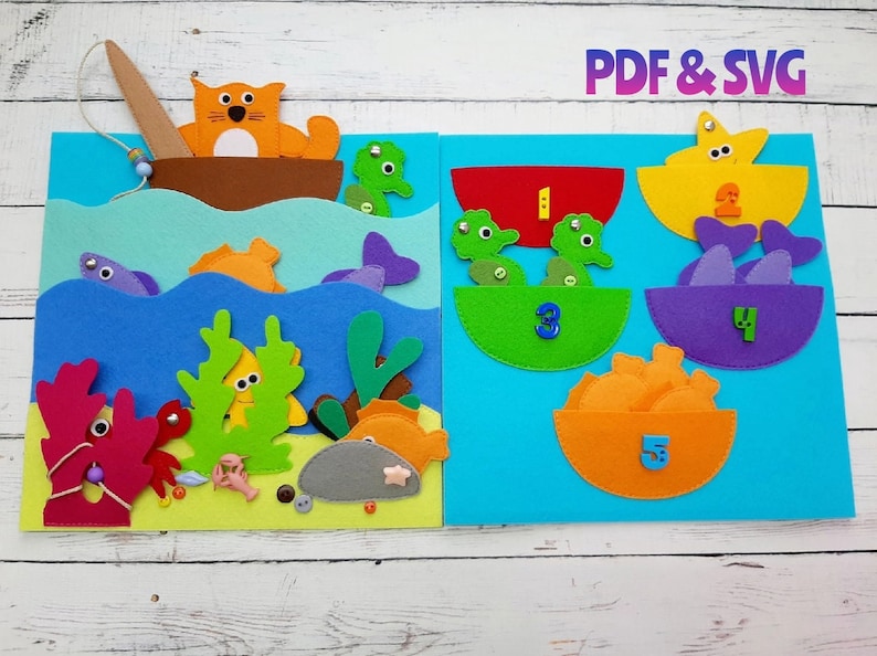 Quiet Book PDF Pattern, Busy Book Pattern, Diy Quiet Book Pages ...