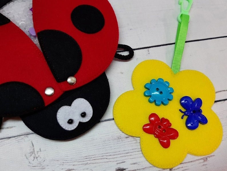 I Spy Bag Pattern, I Spy Bag Ladybug for Toddlers, Sensory Toy Pattern ...