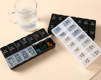 Braille Pill Box - Etsy