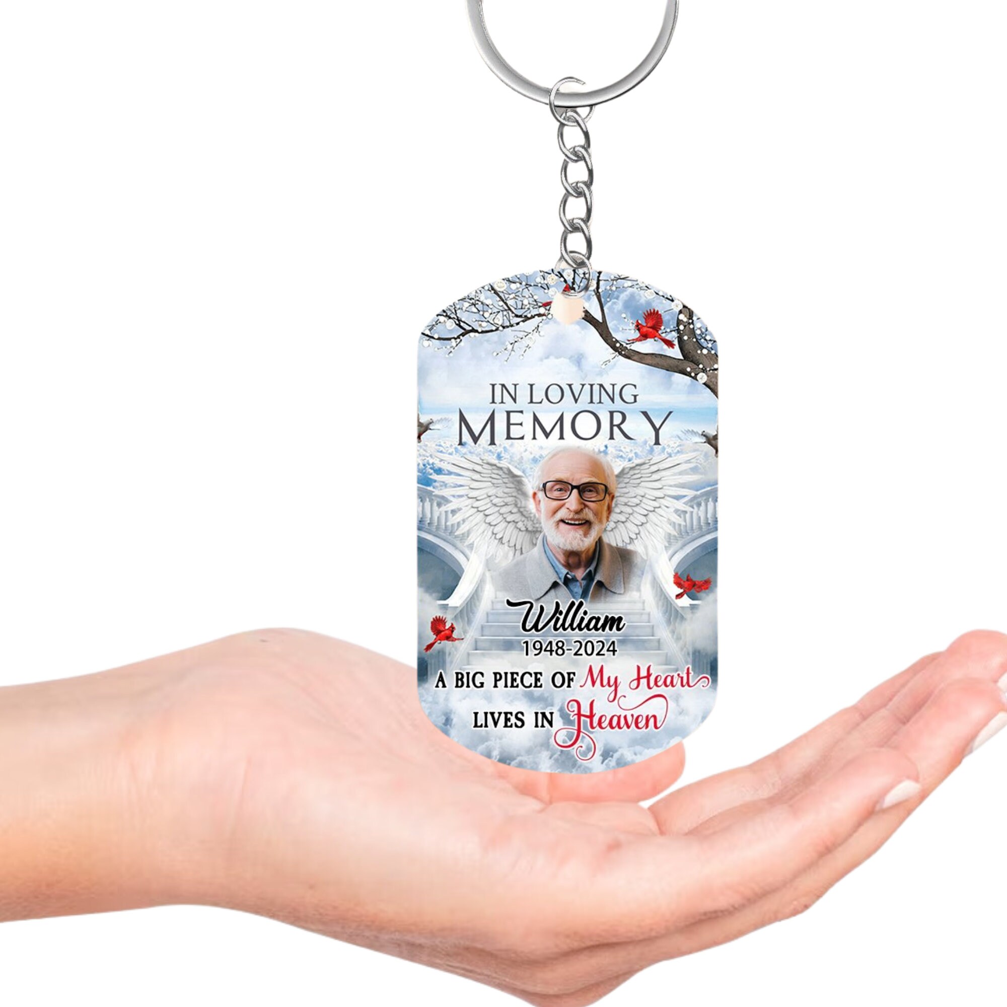 Personalized Photo in Loving Memorial Forever in My Heart Acrylic ...