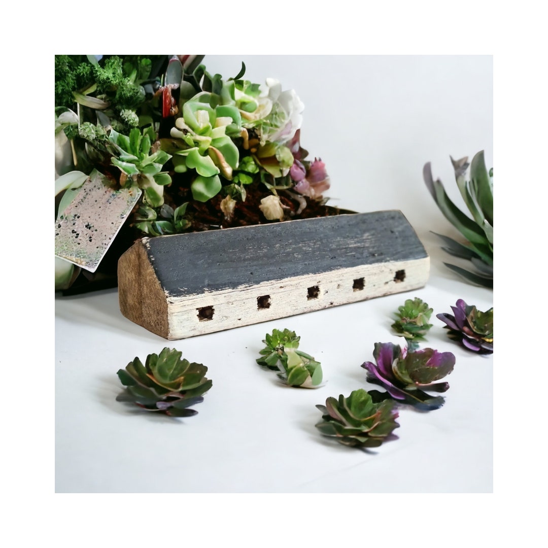 Miniature Handmade Wooden Coastal Style White Cottage Croft / Micro ...