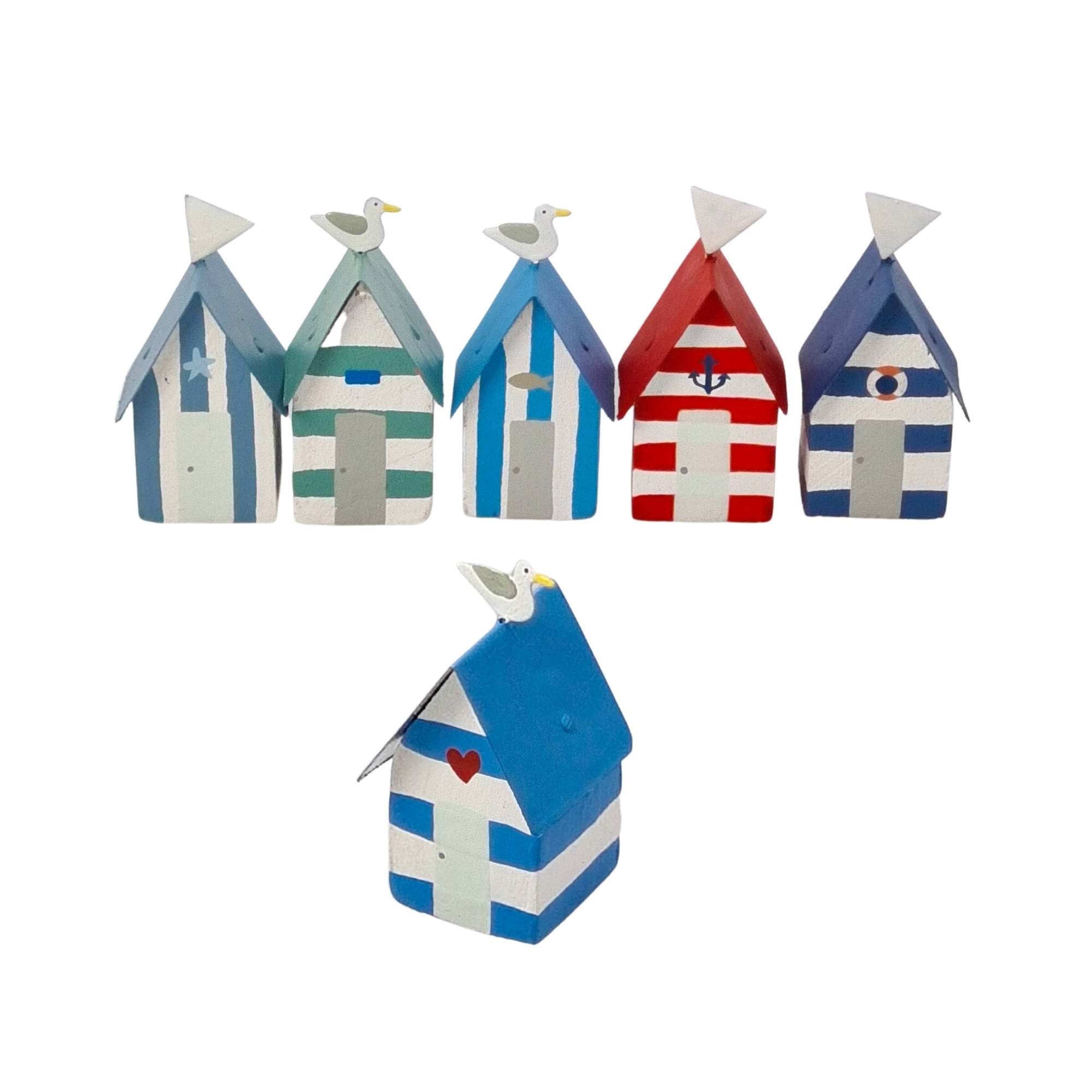 Miniature Handmade Beach Huts / Handmade and Hand Painted Wood - Etsy