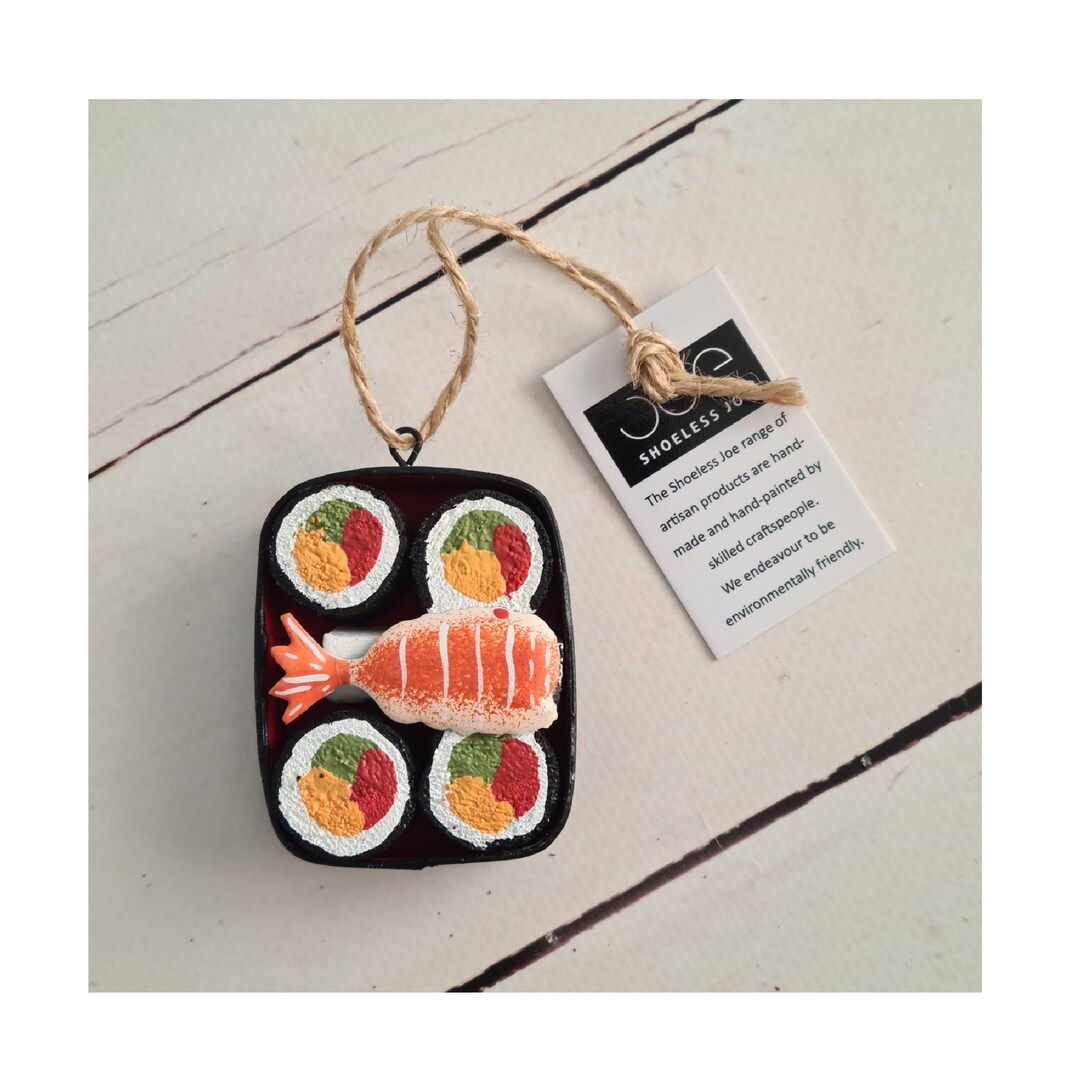 Sushi Decoration Handmade Sushi Miniature Bento Box Hanging - Etsy UK