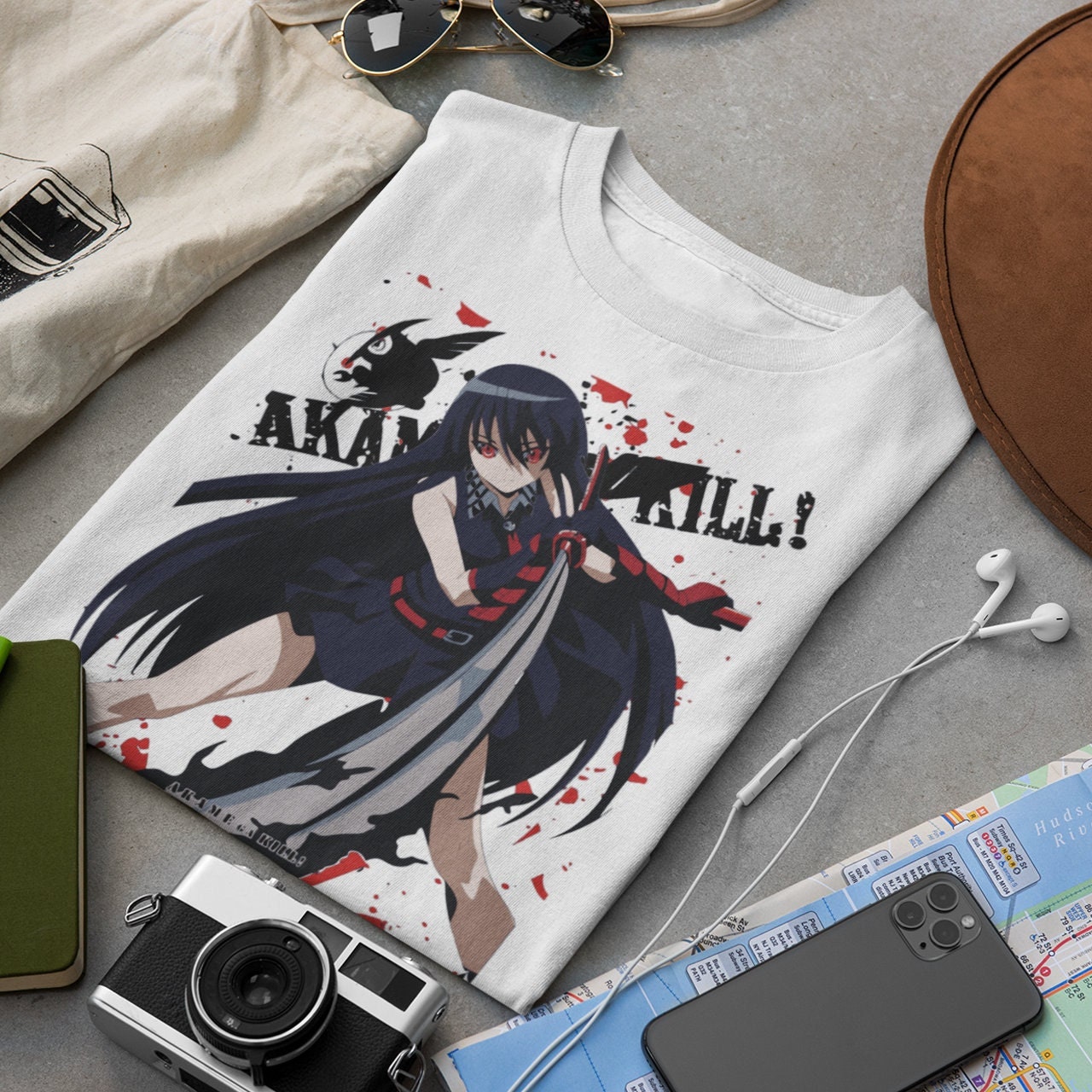 Anime Manga Akame-ga-kill Akame Kill-cut Unisex White - Etsy