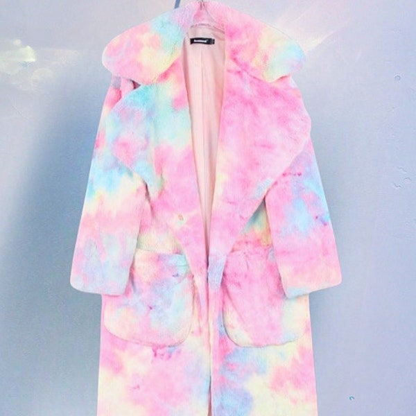 Rainbow Coat - Etsy