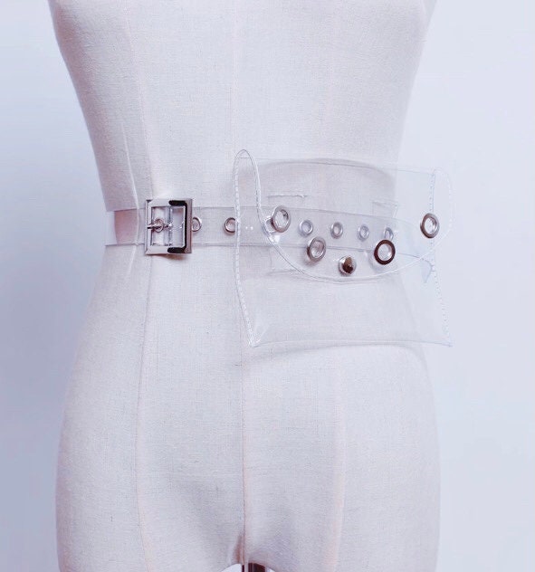 Holographic Belt See Through Iridescent Vinyl PVC - Etsy