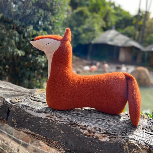 Red Fox Plush - Etsy