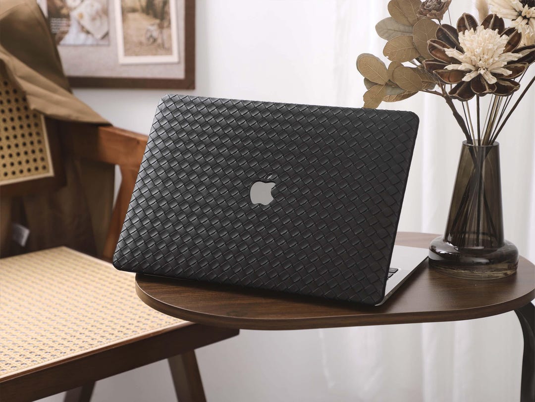 Black Retro Pattern MacBook Case for New M2 Air 13 A2681 M2 Pro 13 ...
