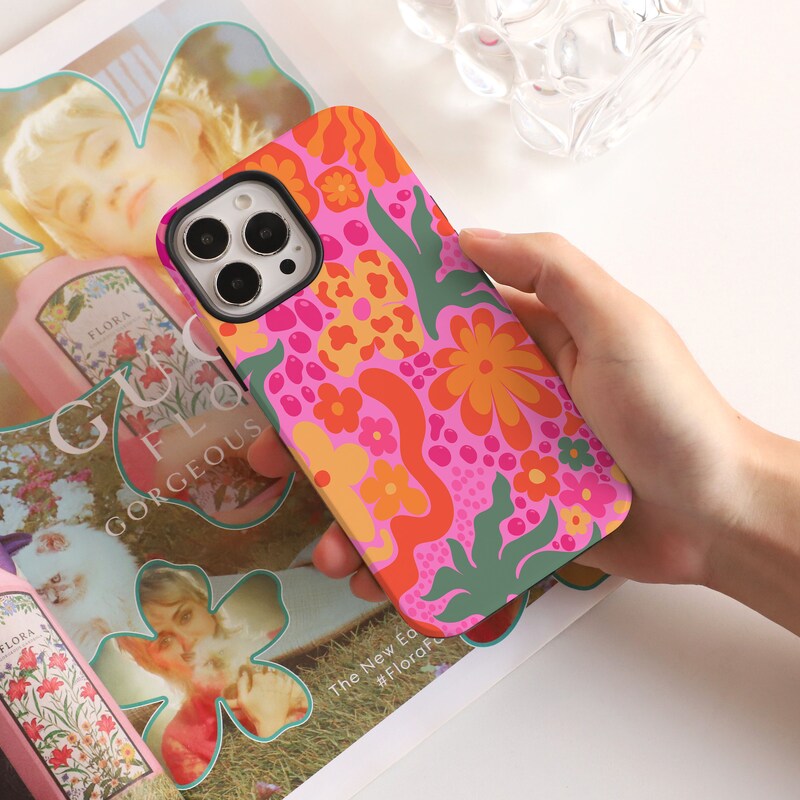 Pink iPhone Case - Etsy