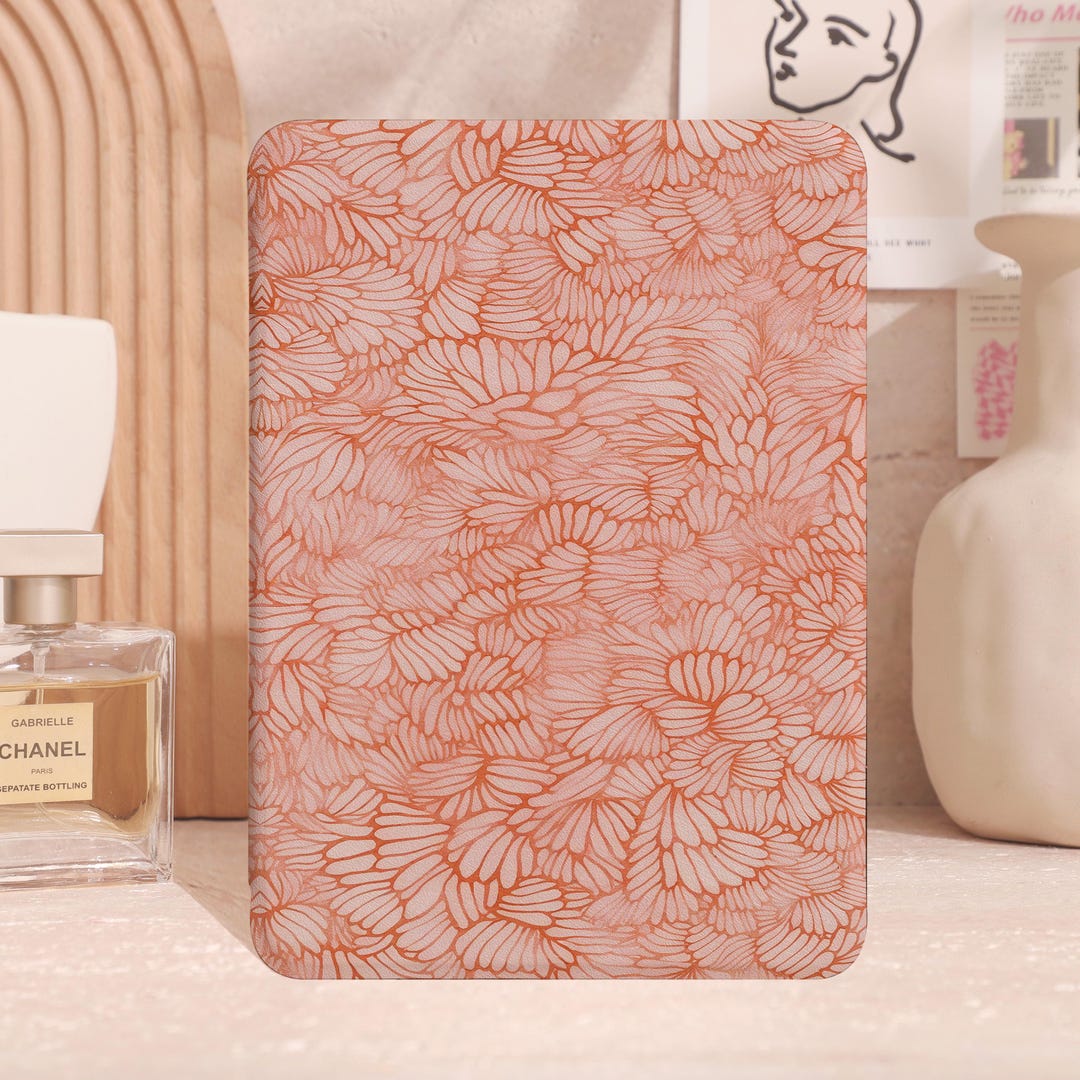 Orange Petals 2024 Personalization Kindle Case, Paperwhite 12th 7 ...