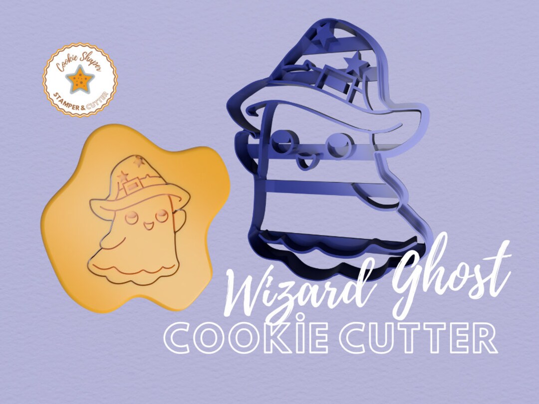 Cute Ghost Wizard Cookie Cutter I STL File Digital Download - Etsy