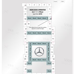 SPRINTER Paper FLOOR Template-l3-fwd-type From 2018- Right Door,ply ...