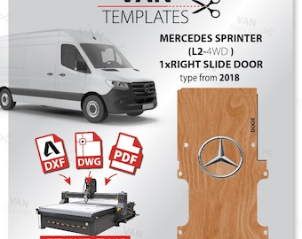 SPRINTER DXF FLOOR Template-l2 / Mwb-4wd-type From 2018 Ply Lining Dxf ...