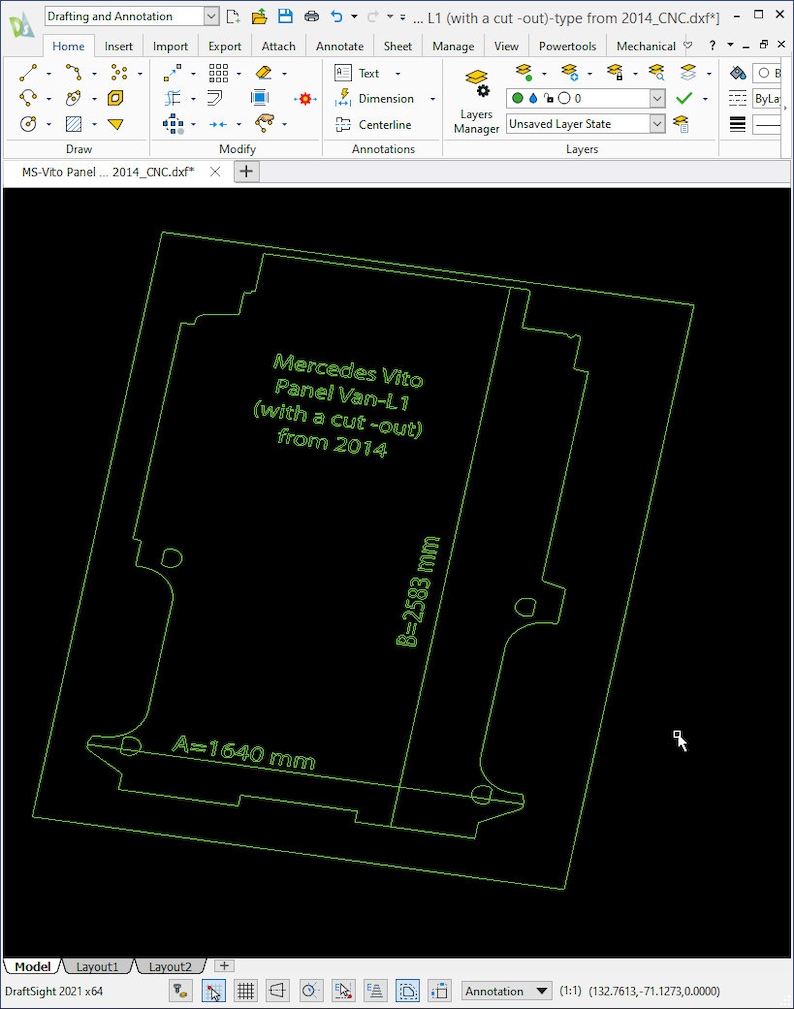 VITO DXF FLOOR Template-l1-with a Cut Out-type From 2014 Ply Lininig ...