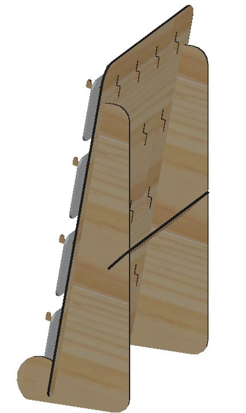 Earring Display Stand - Digital File | CDE AI SVG Dxf Pdf Eps | Laser ...