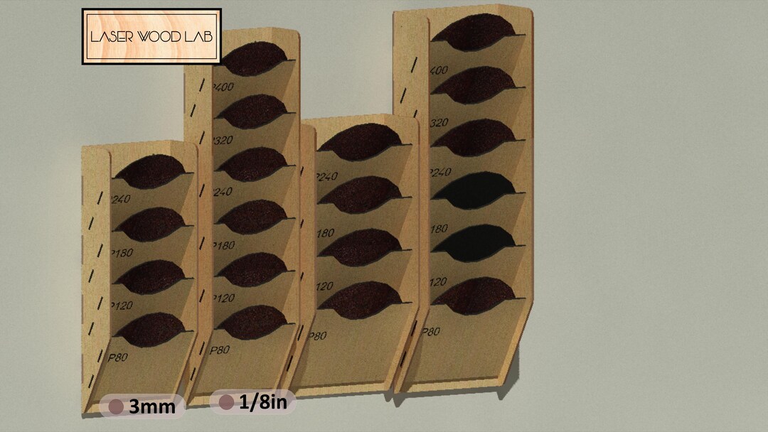 Sanding Disc Holder | Garage Storage | Sandpaper Storage for Wood ...