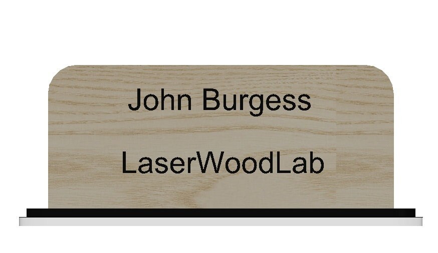Desk Name Plate | Digital File | Laser Cutting File | DXF CDR SVG Ai ...
