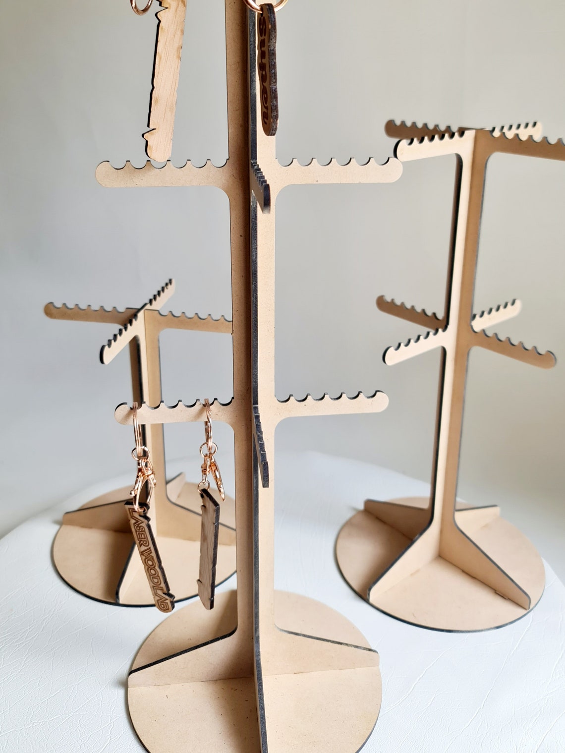 Keychain Display Stand Digital File 3 Different Height and - Etsy